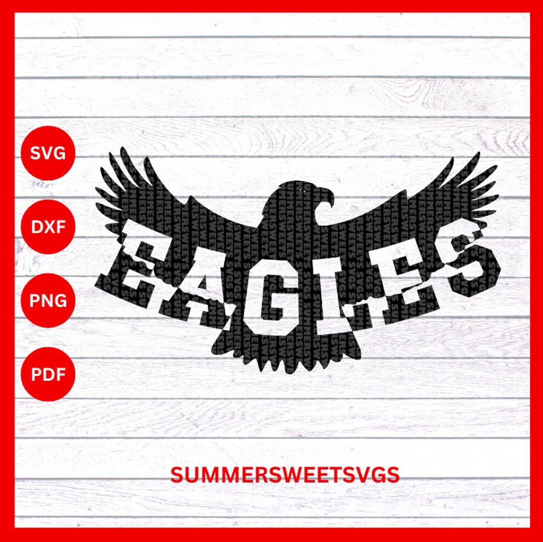 Eagles Svg, Eagle School Spirit Svg, Patriotic Svg, Boys Eagle Design ...