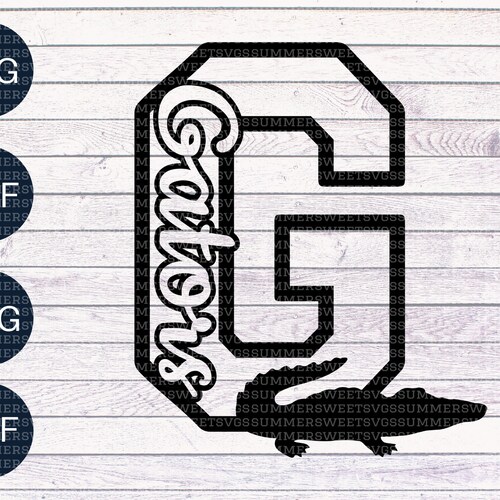Gators Svg School Pride Printable Letter G Cheer Sublimation - Etsy
