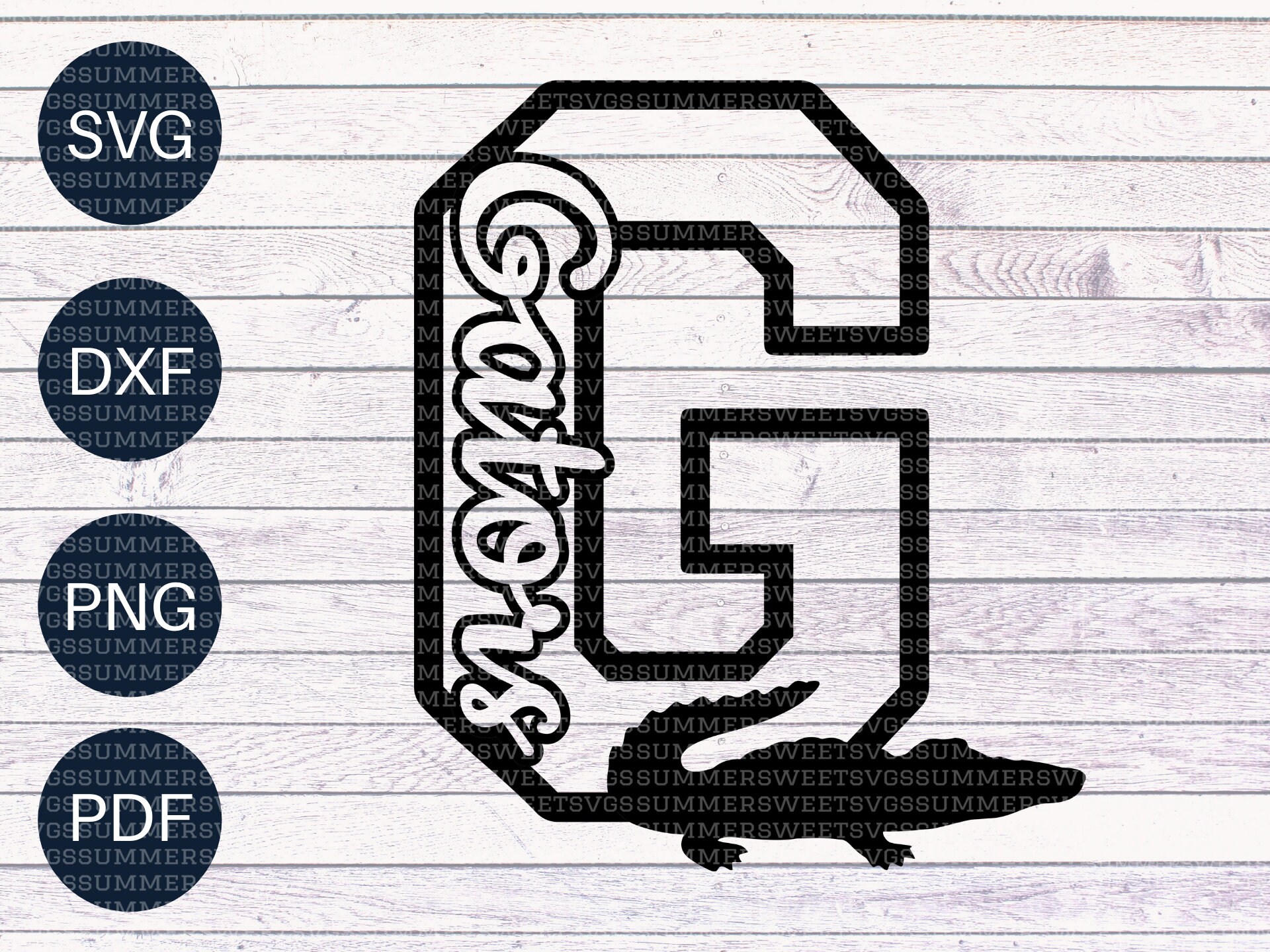 Gator Svg Dxf Png School Pride Letter G Design Gators Cricut - Etsy