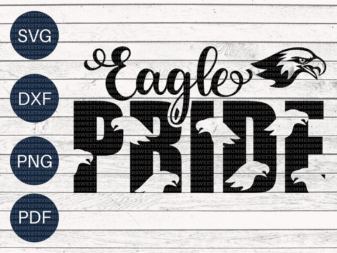 Eagle Pride SVG School Pride Svg School Spirit Svg - Etsy