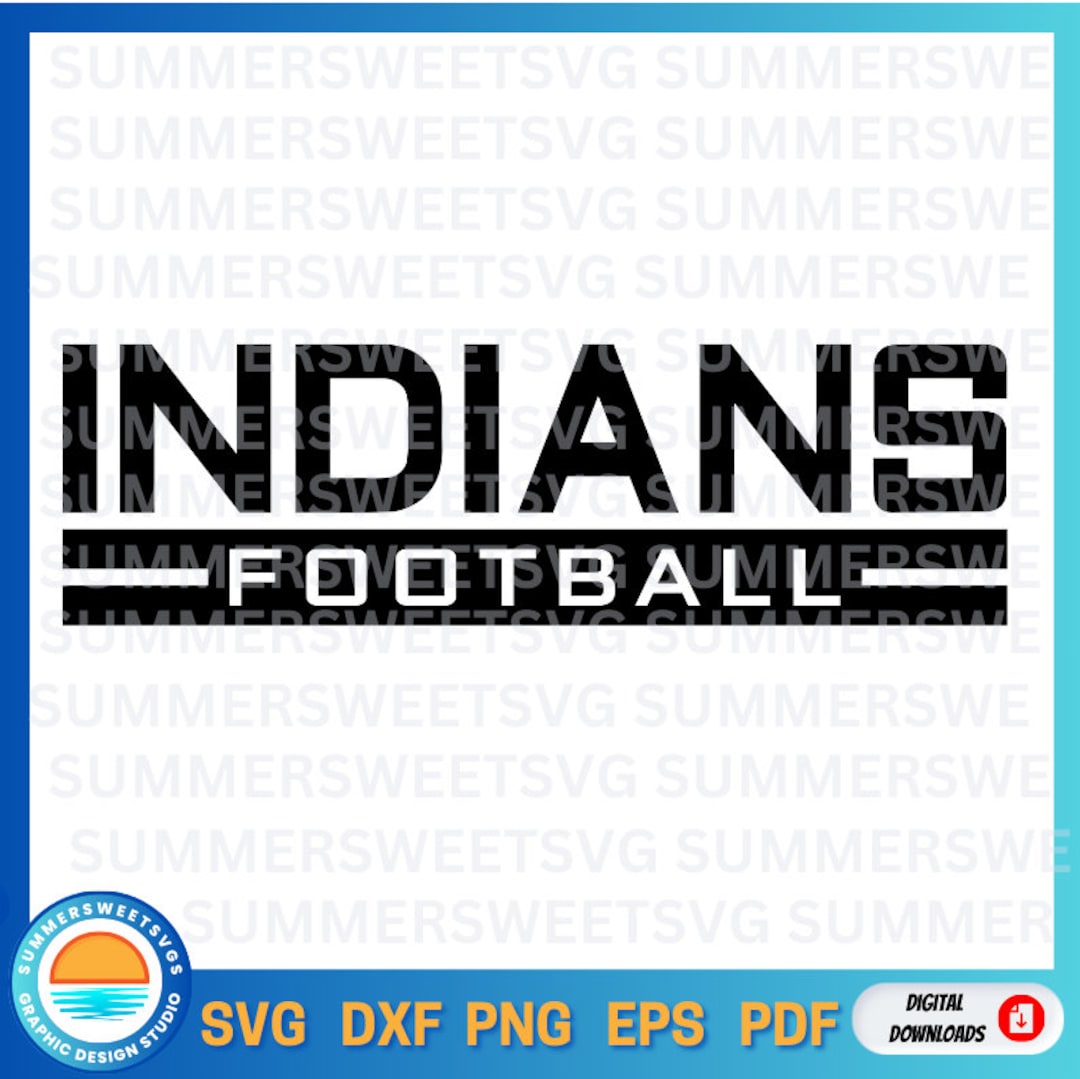 Indians Svg, Cheer Svg, Team Spirit, Png, Dxf, Cricut Cut Files ...