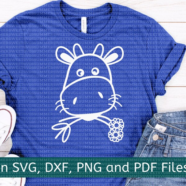 Cow Face Outline Svg - Etsy