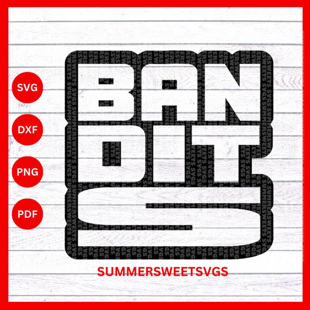 Bandits SVG School Spirit Svgretro Svgcheer Svgbandits - Etsy