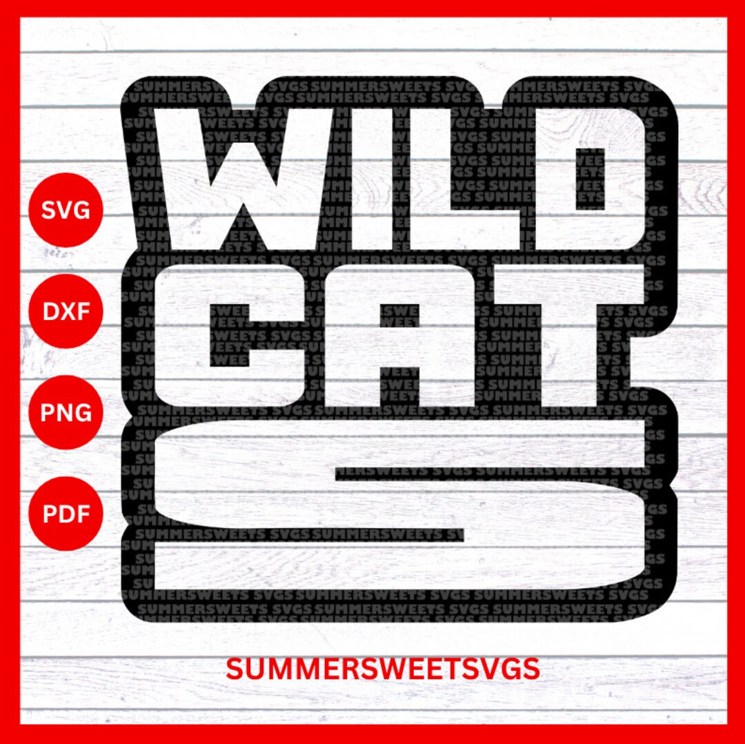 Wildcats SVG Team Spirit Retro Svg School Pride Cheer Mom - Etsy