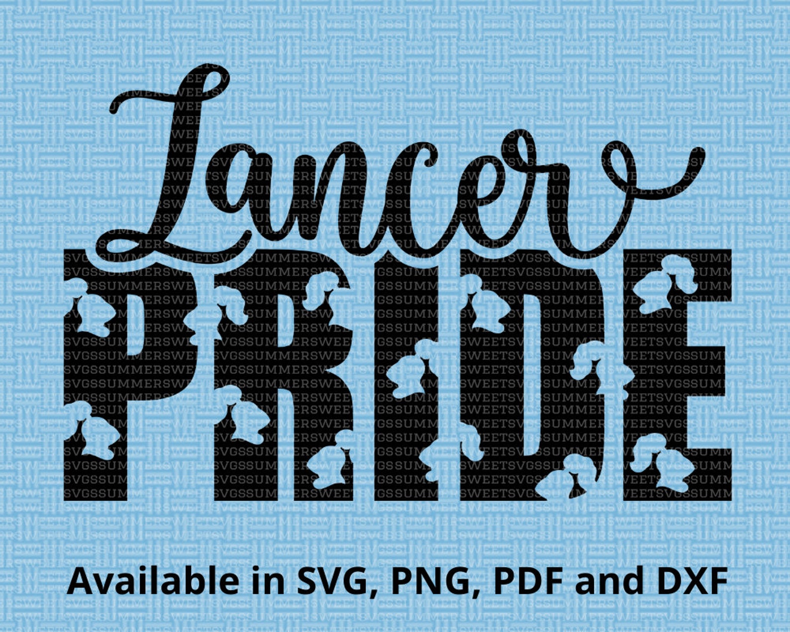 Lancer Pride SVG Lancers Svg Monogram Svg School Spirit - Etsy