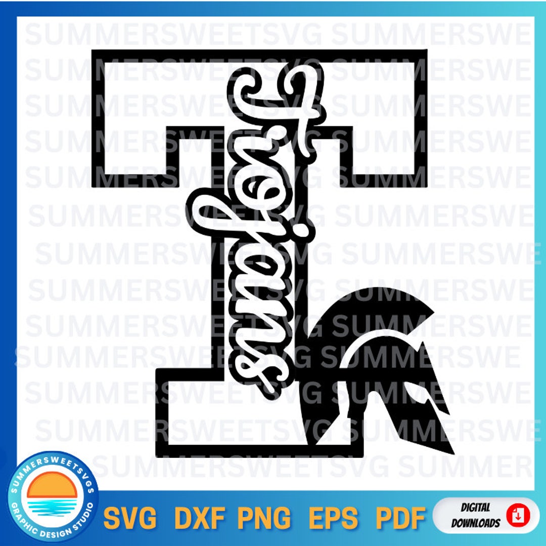 Trojan Svg Dxf Png Eps Sublimation Printable Design Trojans Cheer ...