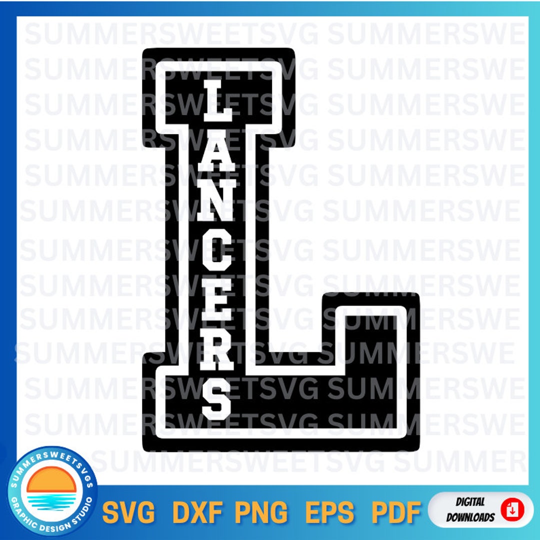 Lancers Svg, Cheer, Lancer, Boys Design Svg,png, Dxf, Eps, File for ...