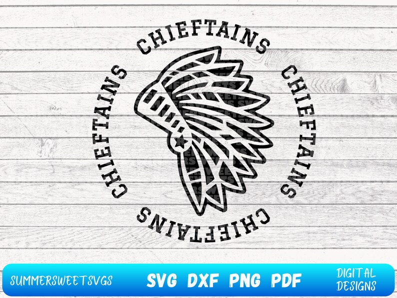Chieftains Svg Cheer Mom Svg Team Spirit Svg Png Dxf - Etsy