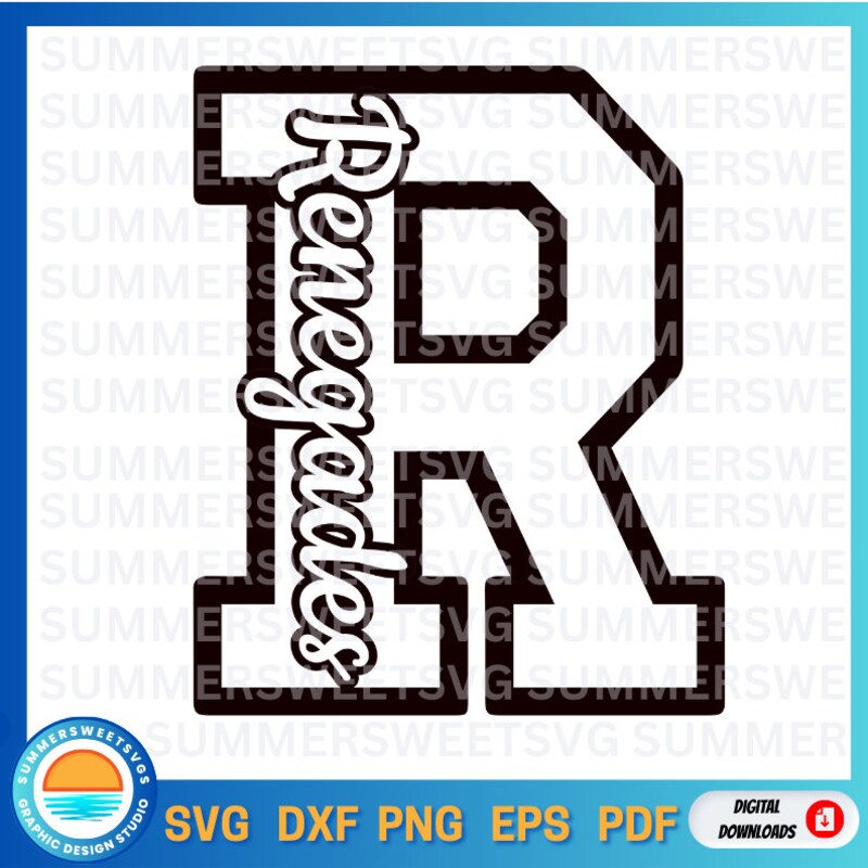 R Svg - Etsy