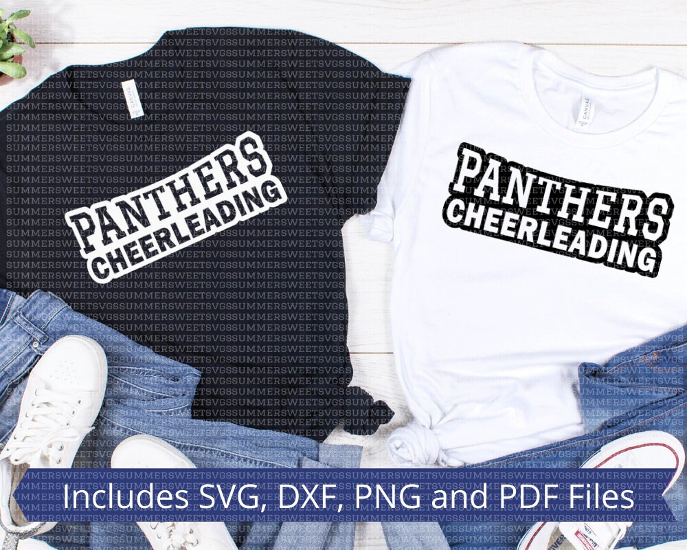 Panthers Svg Cheer Svg Team Spirit Love Design Svg Png - Etsy