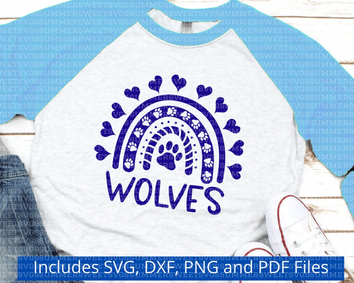 Wolves Svg Cheer Svg Elementary Svg Cheer Mom Team Spirit - Etsy
