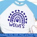 Wolves Svg, Cheer Svg, Elementary Svg, Cheer Mom, Team Spirit Svg ...