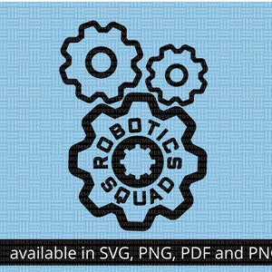 ROBOTICS SVG, Robotics Team, Robotics Squad Shirt Svg, Robotics Club ...