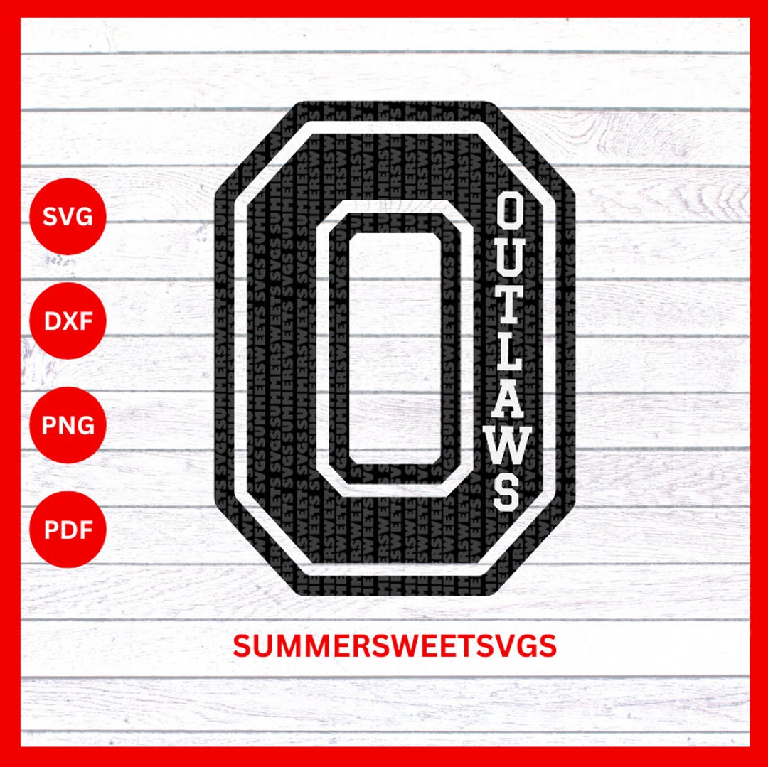 Outlaws svg cheer mom svg bandits svg png dxf pdf archivo - Etsy México