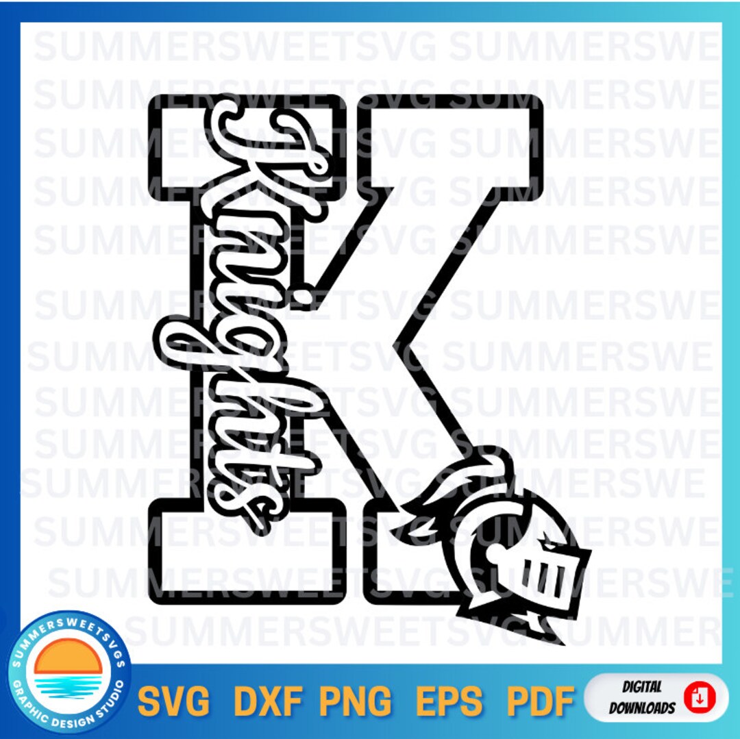Knights Svg, Letter K SVG, School Pride Svg, Cheer Svg, Team Spirit ...