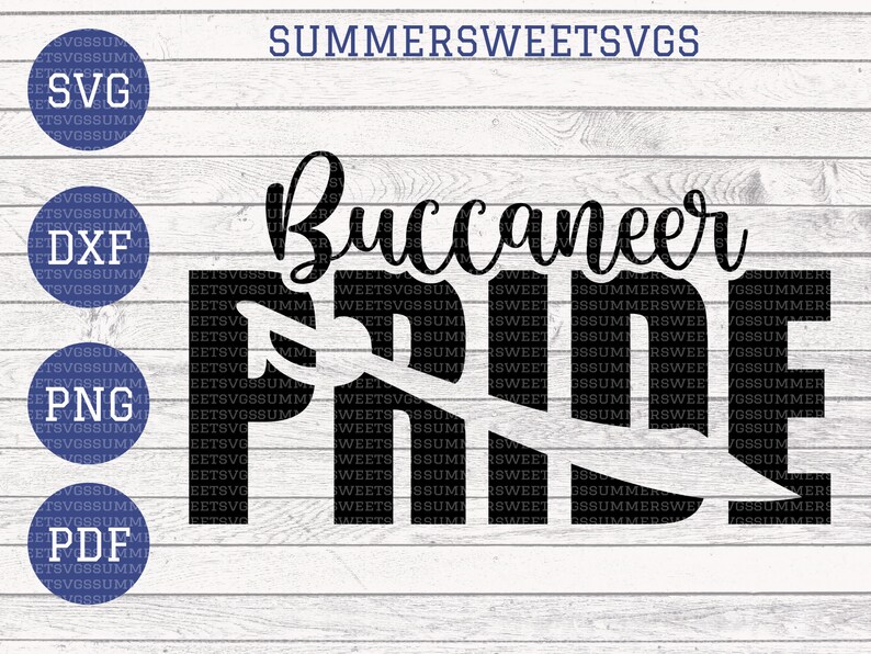 Buccaneers Svg Cheer Design Svg School Spirit Svg Buccaneer - Etsy