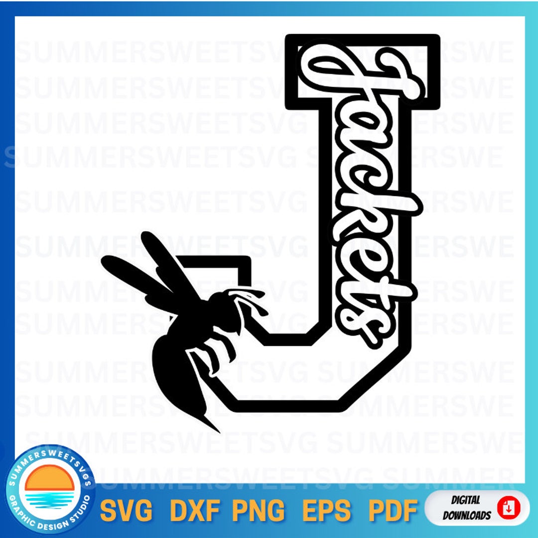 Jackets Svg, Yellow Jacket Svg, Cheer Svg, School Pride Svg, School ...