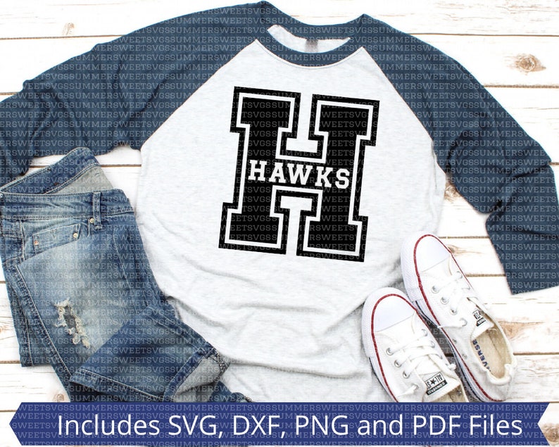 Hawks Svg Cheerleader Svg Letter H Svg Cheer Svg Team - Etsy