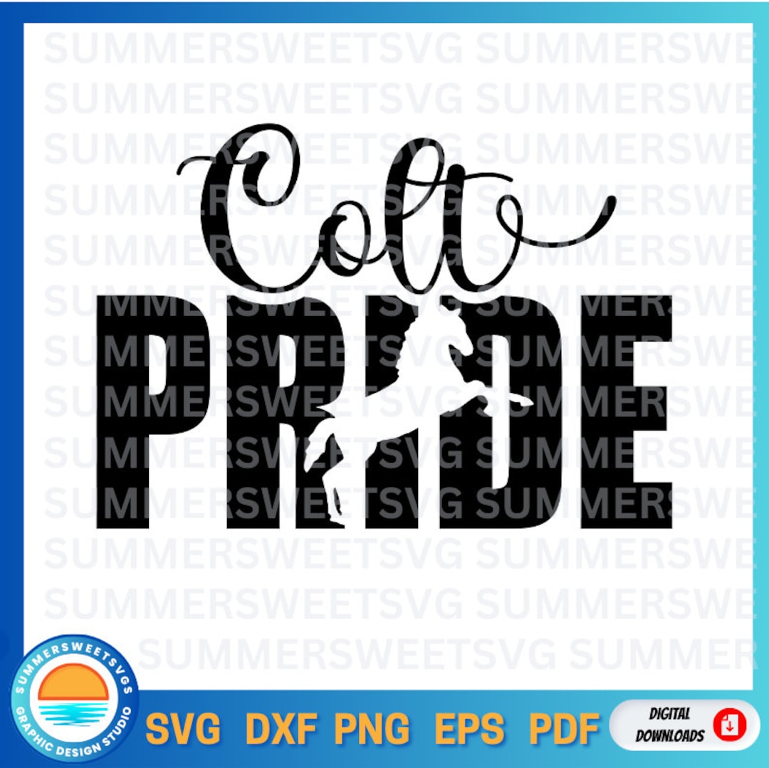 Colts SVG, Cheer Mom, Colt Pride, Team Spirit, Cricut Cut File, Svg Png ...