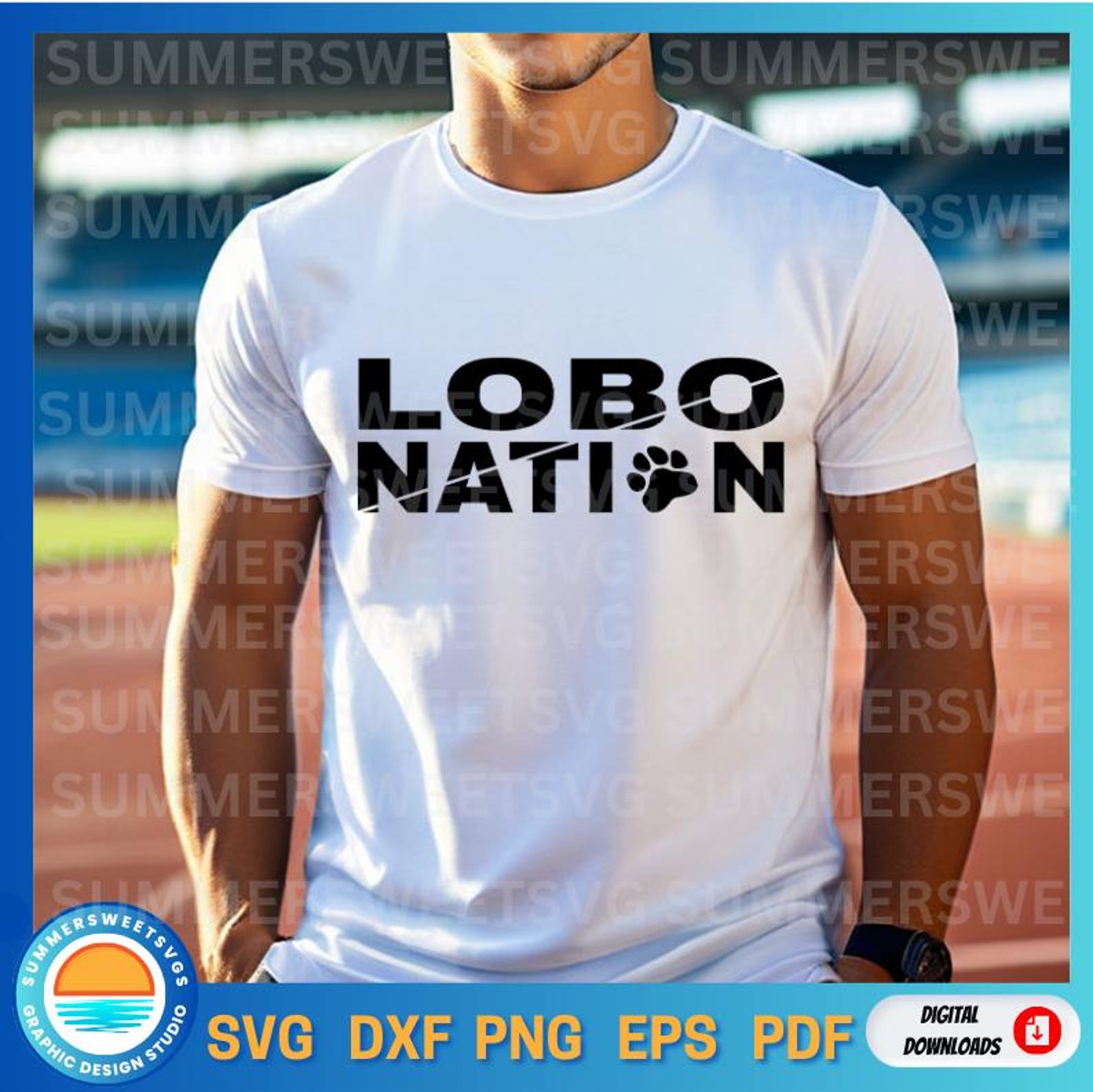 Lobo Nation, SVG, Lobos, Paw Print, Lobos Mom Shirt Svg, Team Mascot ...