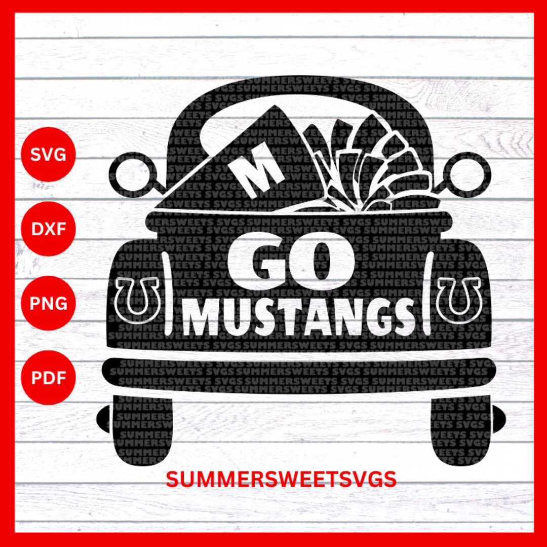Go Mustangs SVG herradura SVG Cheerleader Cheer mom svg - Etsy México
