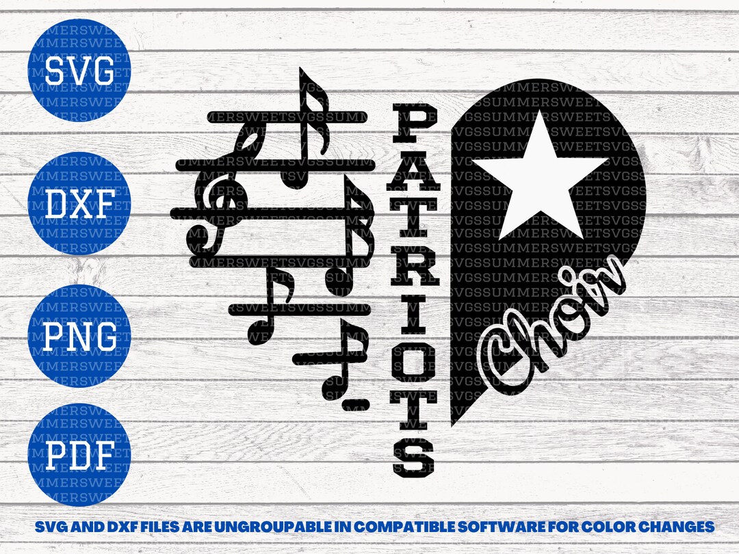 Choir Svg Png Dxf Music Student Orchestra Heart Design - Etsy
