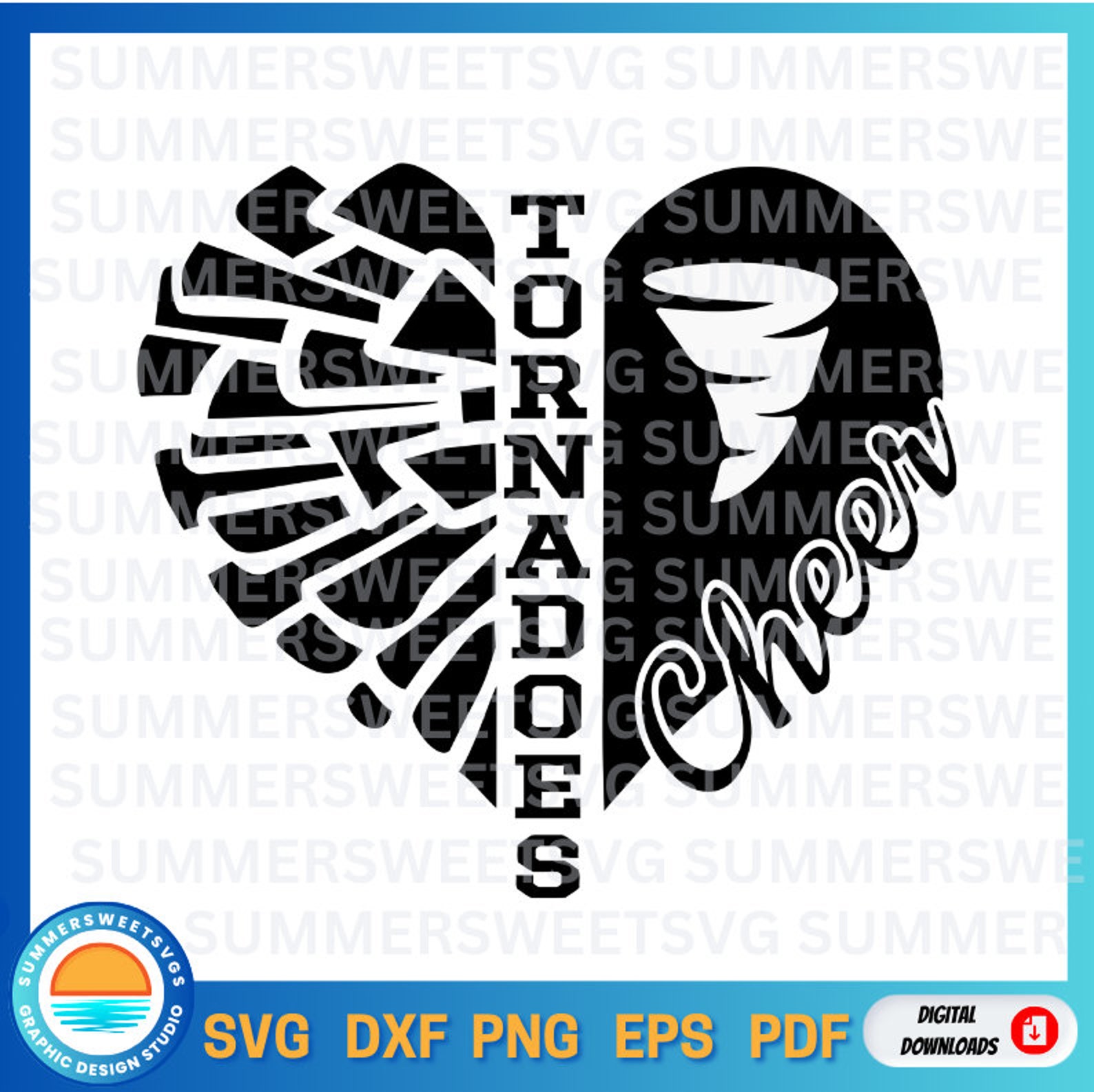 Tornadoes Svg, Cheer Svg, Cheer Coach Svg, Pom Pom, Cheer Mom, Team ...