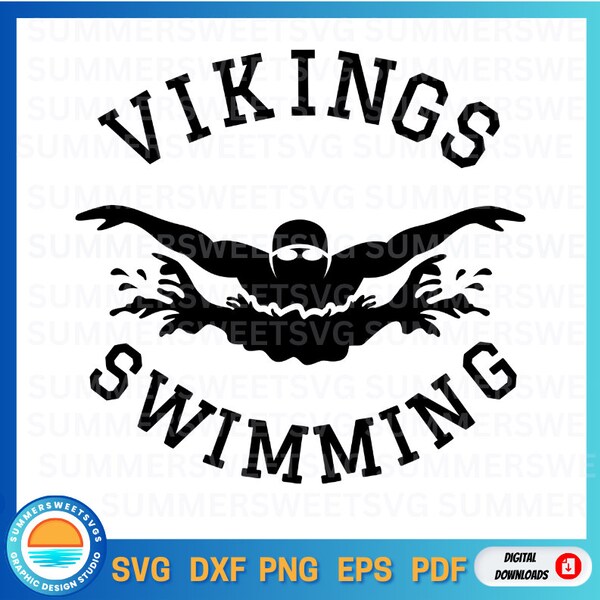 Swim Svg - Etsy