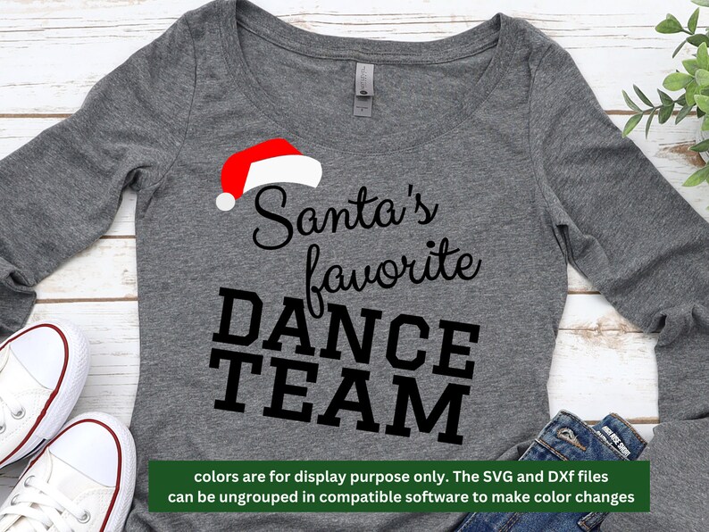 Christmas SVG Santas Favorite Svg Dancer Svg Dance Team - Etsy