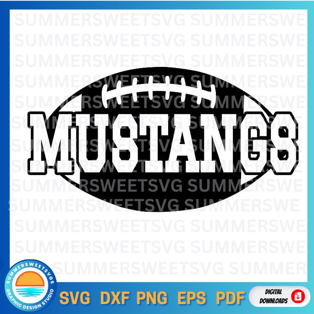 Mustangs Svg, Mustang Png, Mustang Mascot Svg, School Spirit, Love ...