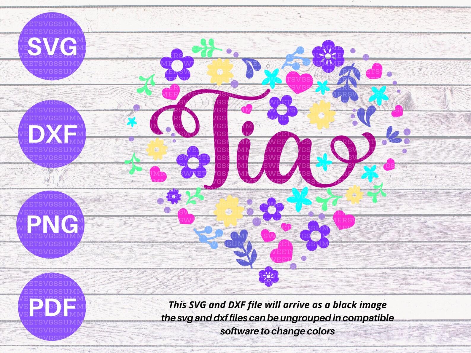 Tia Svg Aunt Svg Auntie Svg Spanish Svg Espanol Svg - Etsy Canada