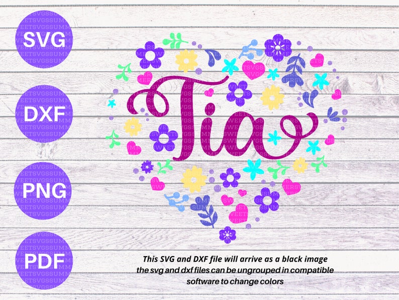 Tia Svg Aunt Svg Auntie Svg Spanish Svg Espanol Svg - Etsy