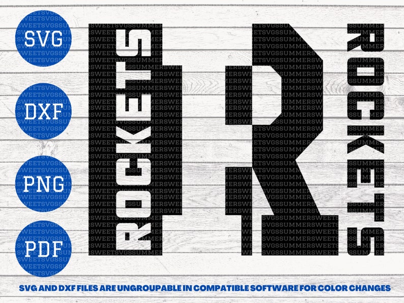 Rockets Svg Cheer Mom Rocket Team Spirit Cute Cheer - Etsy