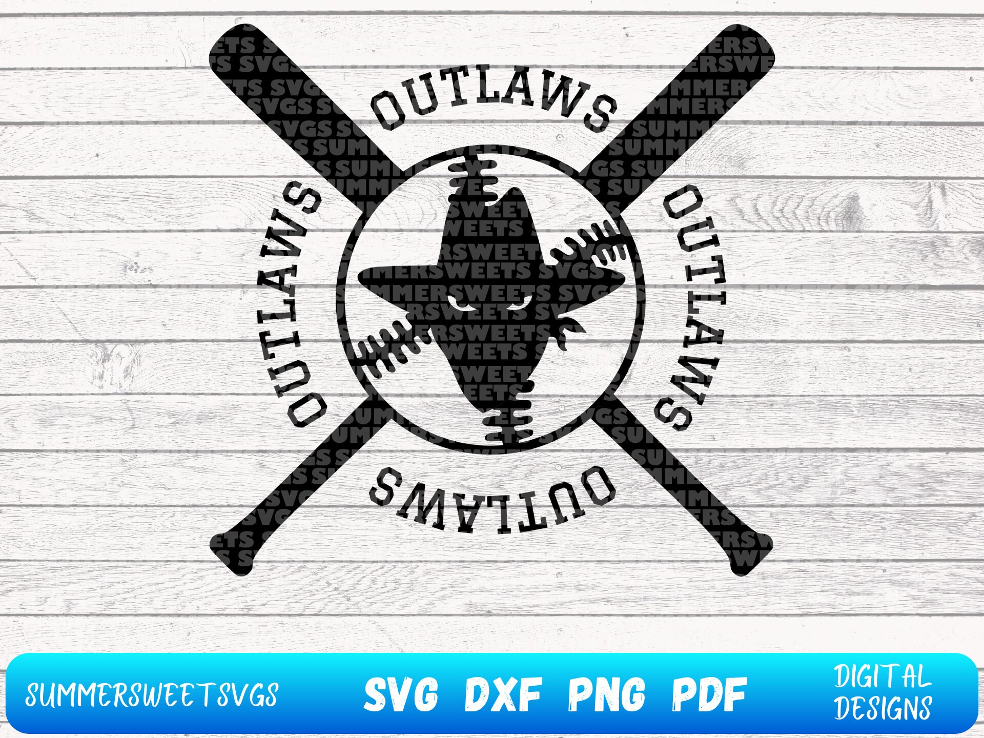 Outlaws SVG Baseball Team Spirit Outlaw Cheerleader - Etsy