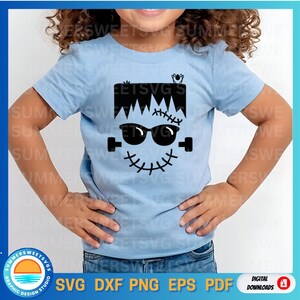 Halloween Svg,frankenstein Face SVG, Monster Face With Sunglasses ...