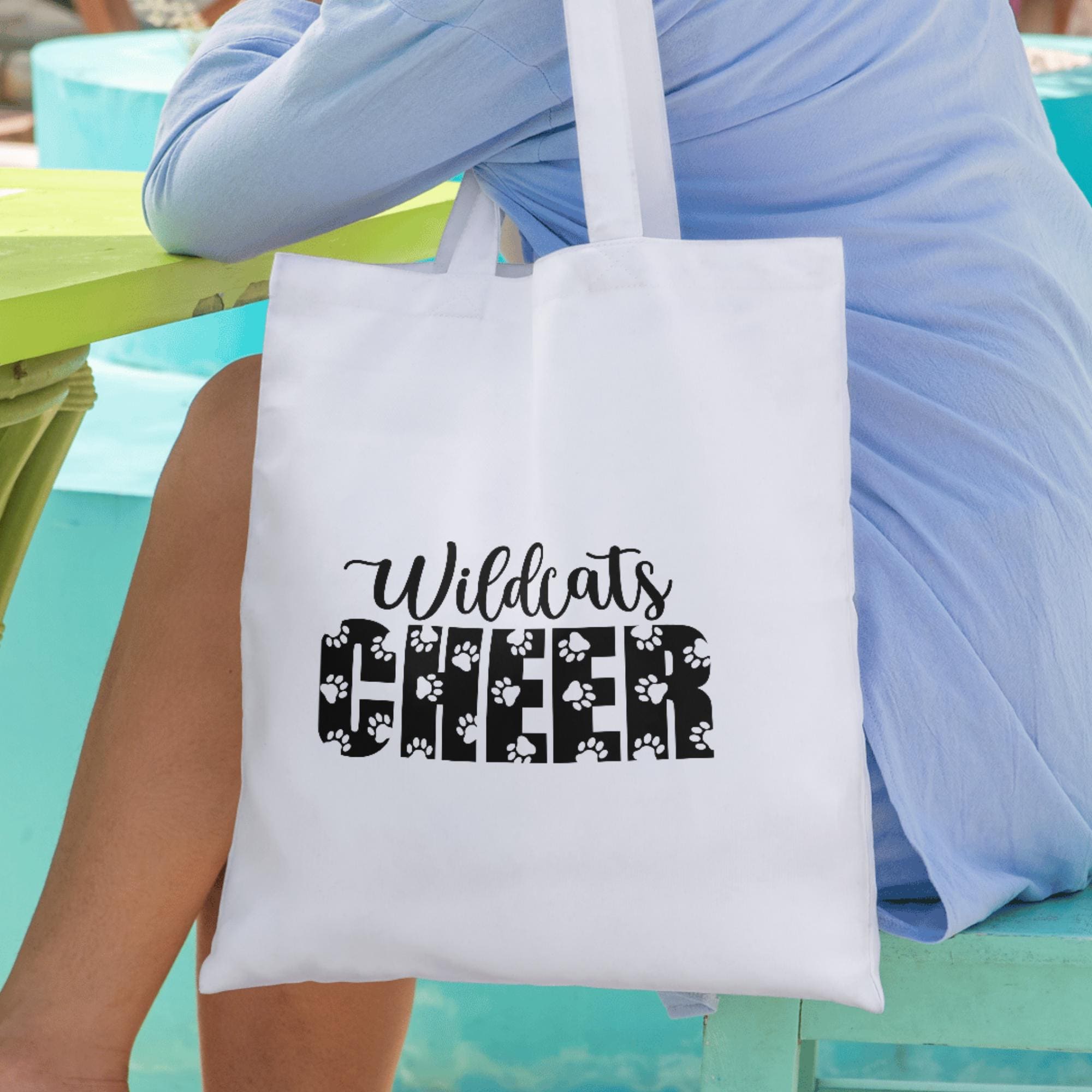 Wildcats Cheerleader SVG, Cheer Svg, School Spirit, Cricut Silhouette ...