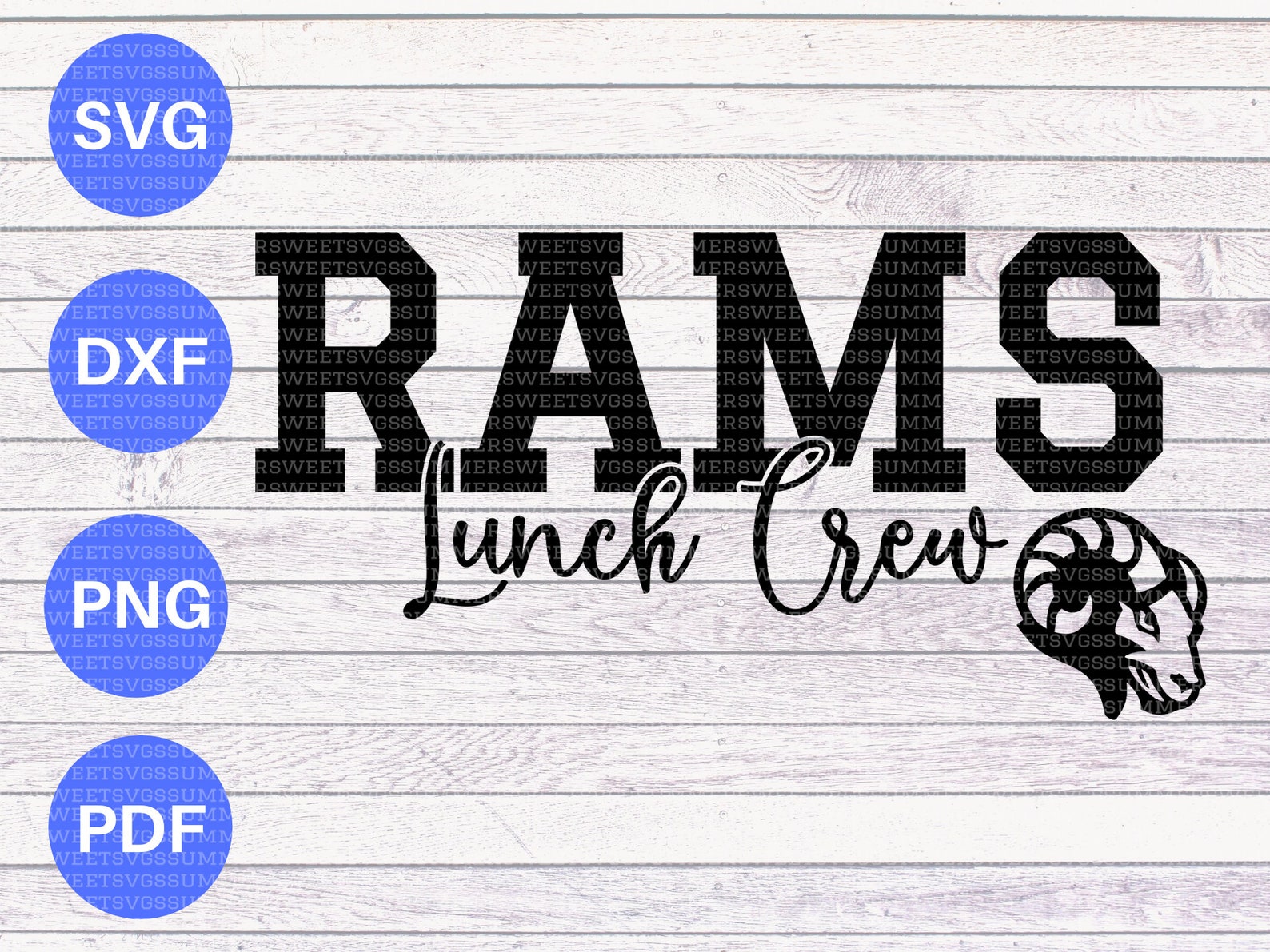 Rams Cafeteria Crew SVG Lunch Crew Svg Lunchroom Cafeteria | Etsy
