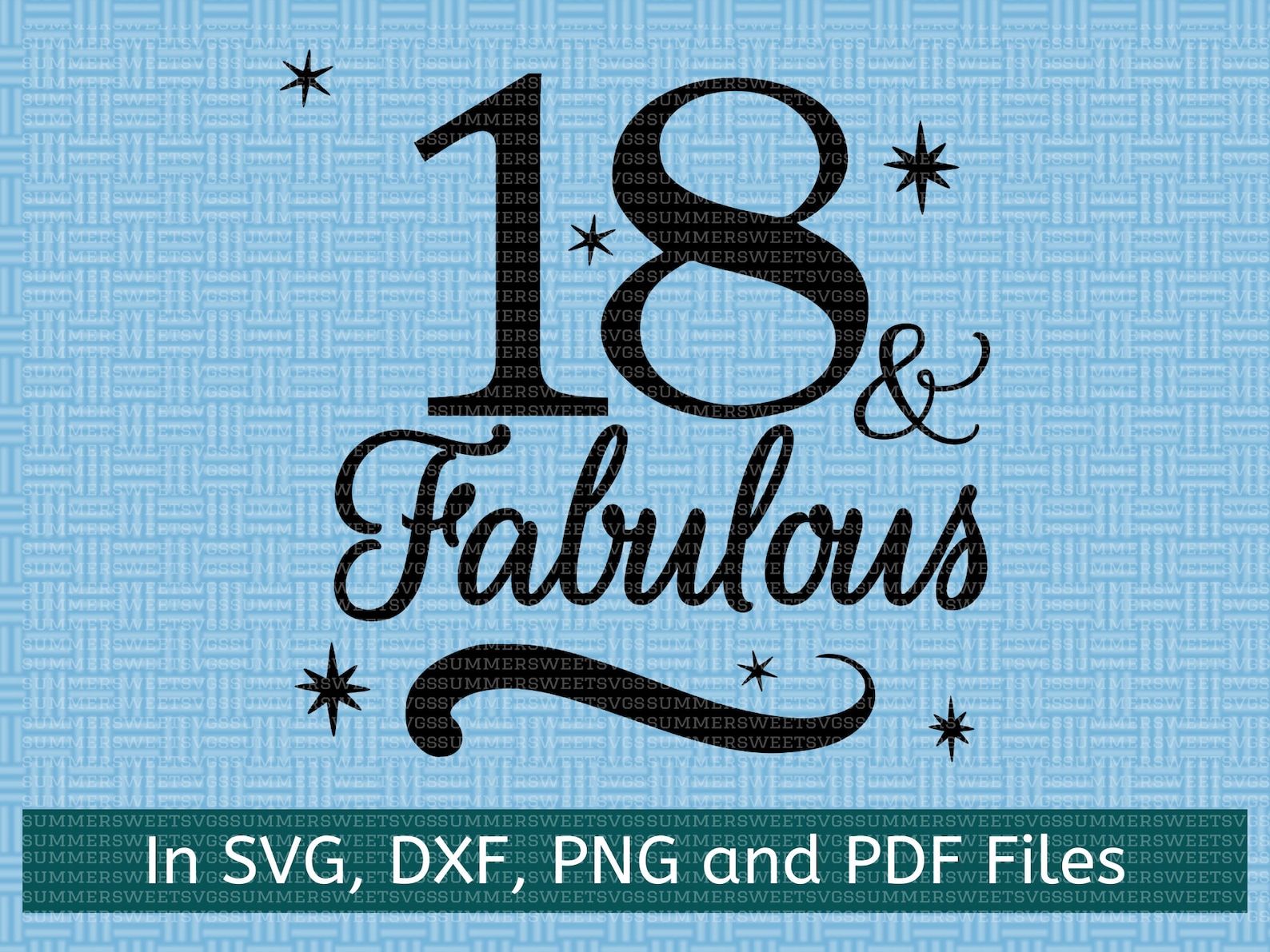 18th Birthday SVG 18 Years Old Girls Birthday Svg Happy - Etsy