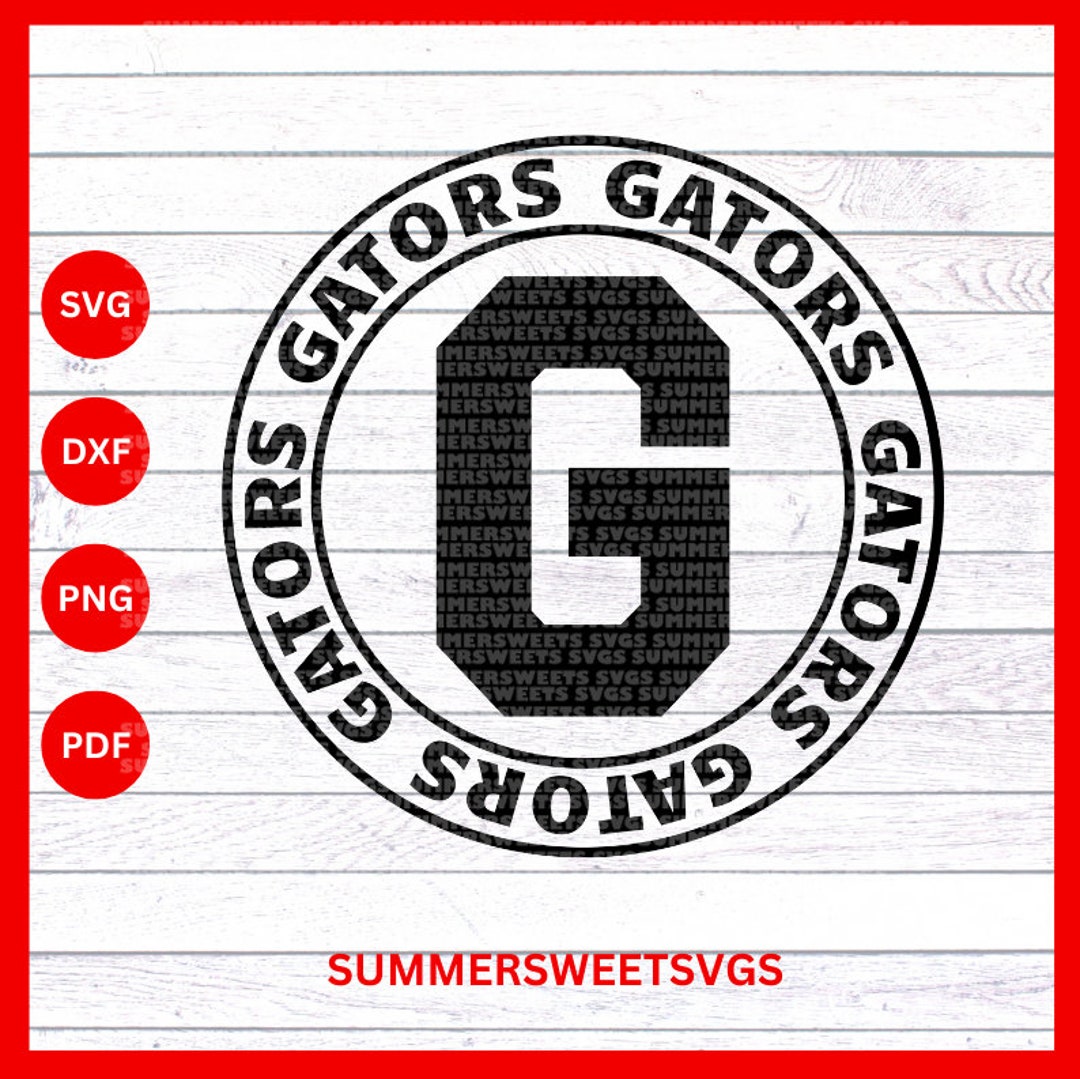 Gators Svg School Pride Printable Letter G Cheer Sublimation - Etsy