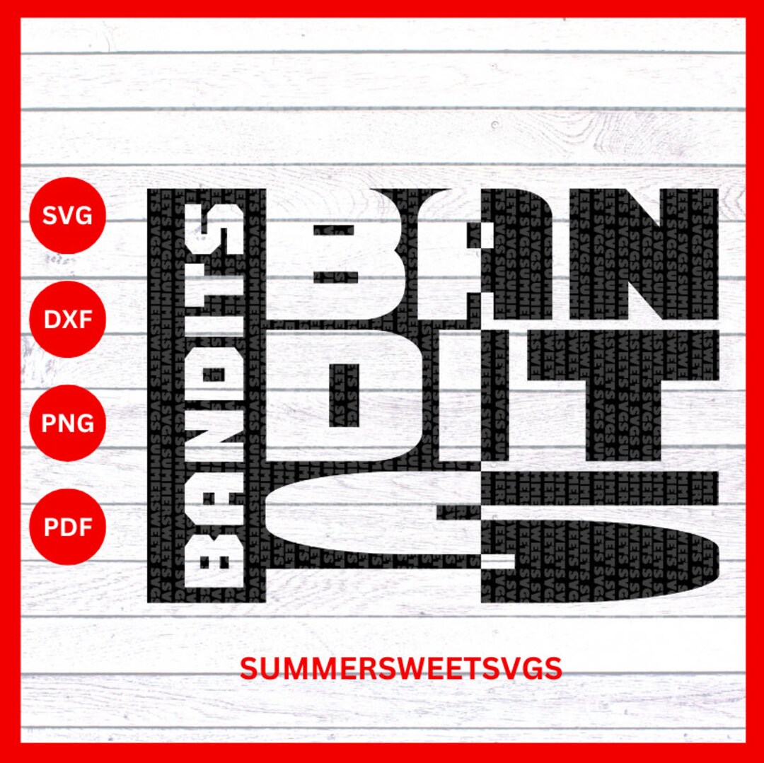 Bandits Svg Bandit Shirt Svg School Spirit Svg School - Etsy