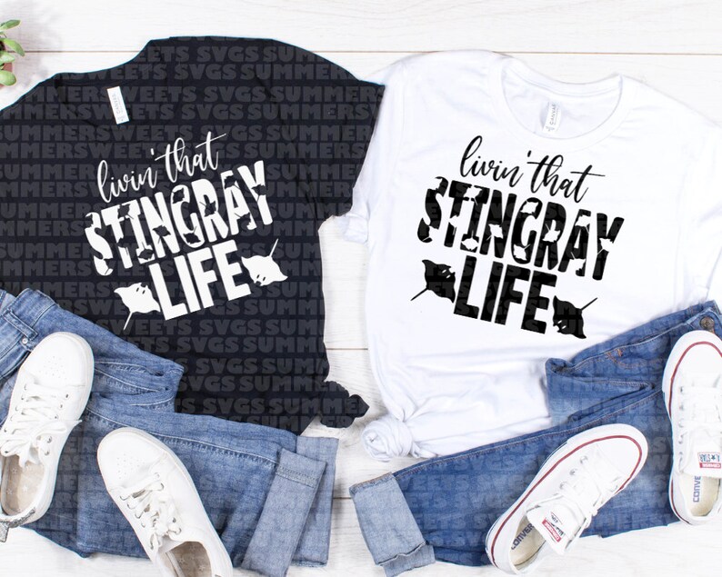 Stingray Svg, Stingray Life Cut File, Back to School Shirt Svg, School ...