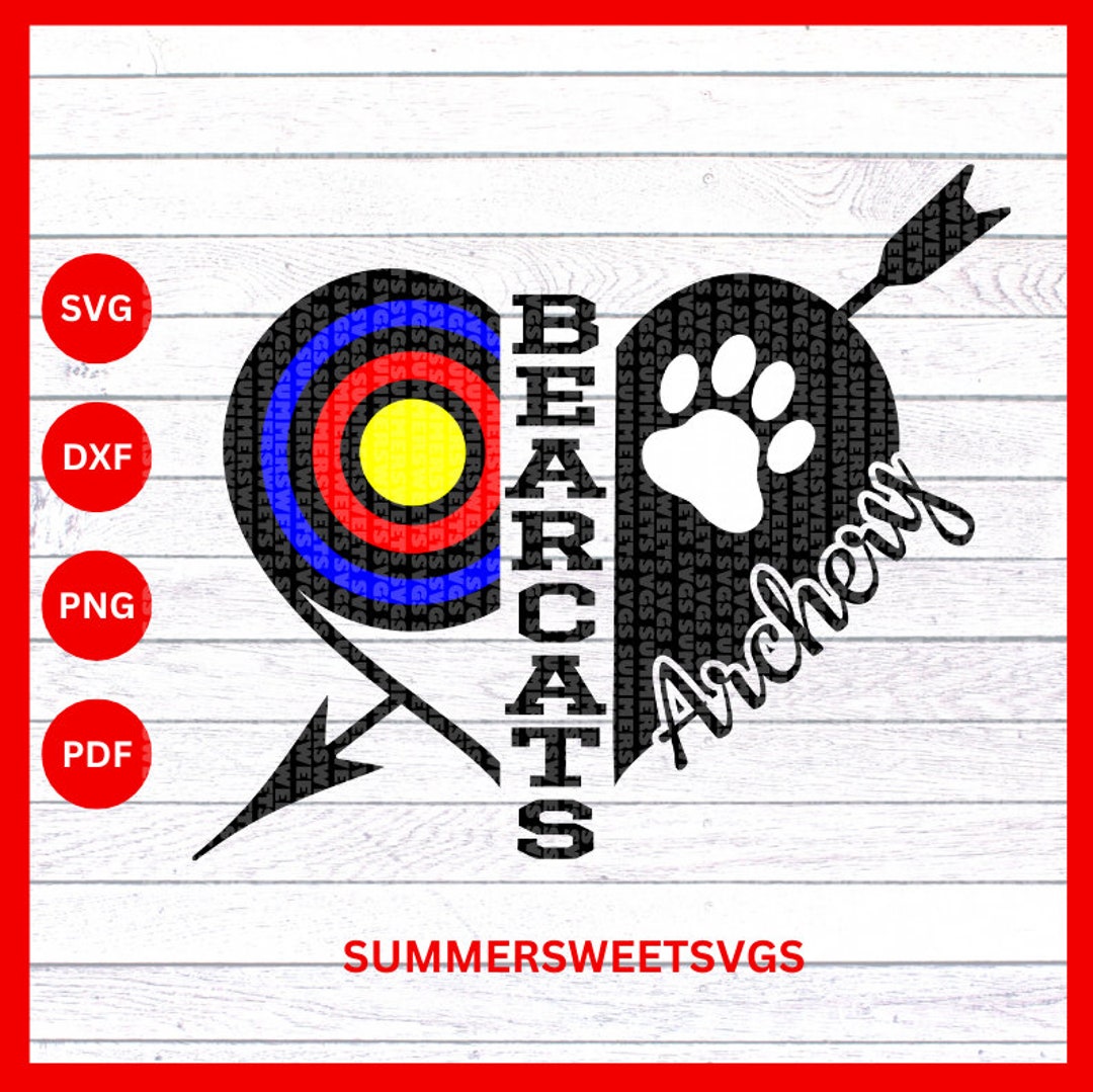 Bearcats Svg Archery Svg Archery Mom Svg Team Spirit Svg - Etsy