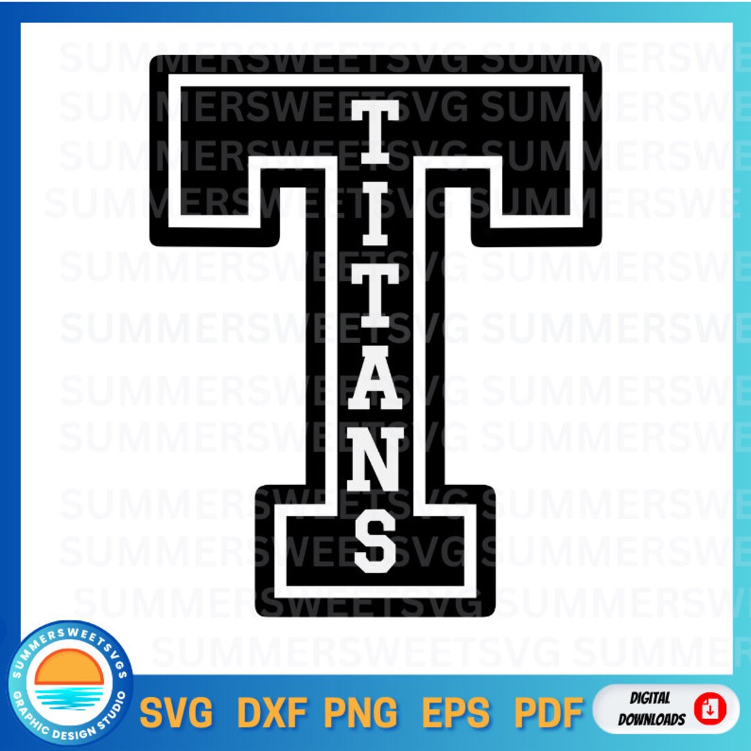 Titans Svg, Cheer Design, Svg Png Dxf, Cricut Cut Files, Digital Cut ...