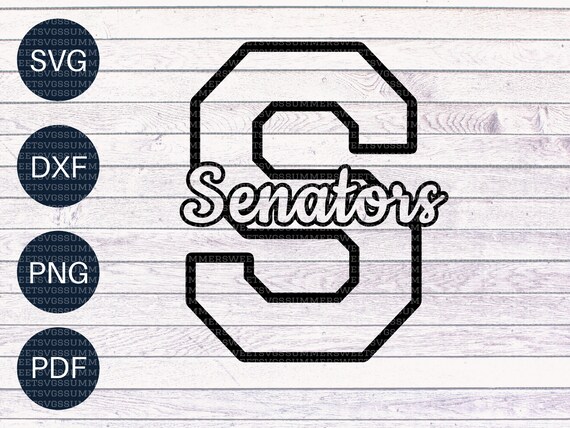 Senators Football SVG Football Mom Svg Boys Design Team | Etsy