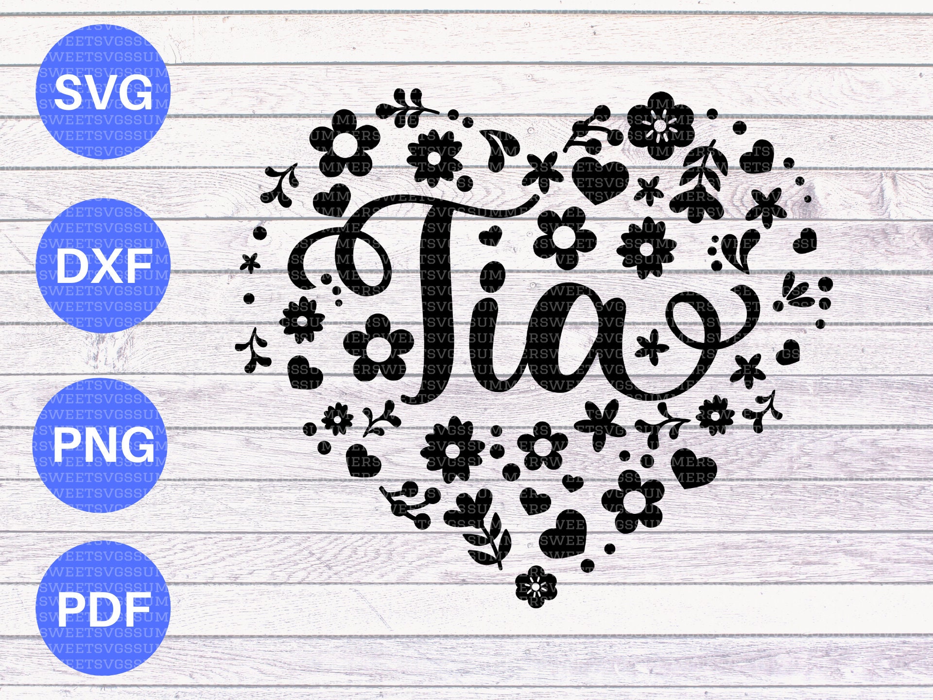 Tia Svg Aunt Svg Auntie Svg Spanish Svg Espanol Svg - Etsy Canada