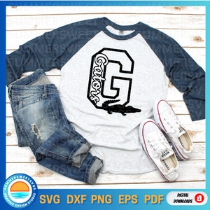 Gator Svg Dxf Png School Pride Letter G Design Gators Cricut Cut File ...