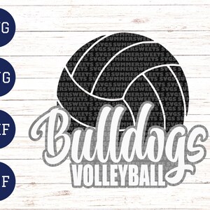 Bulldogs Volleyball SVG, Volleyball Svg, Bulldogs Svg, Bulldog,bulldogs ...
