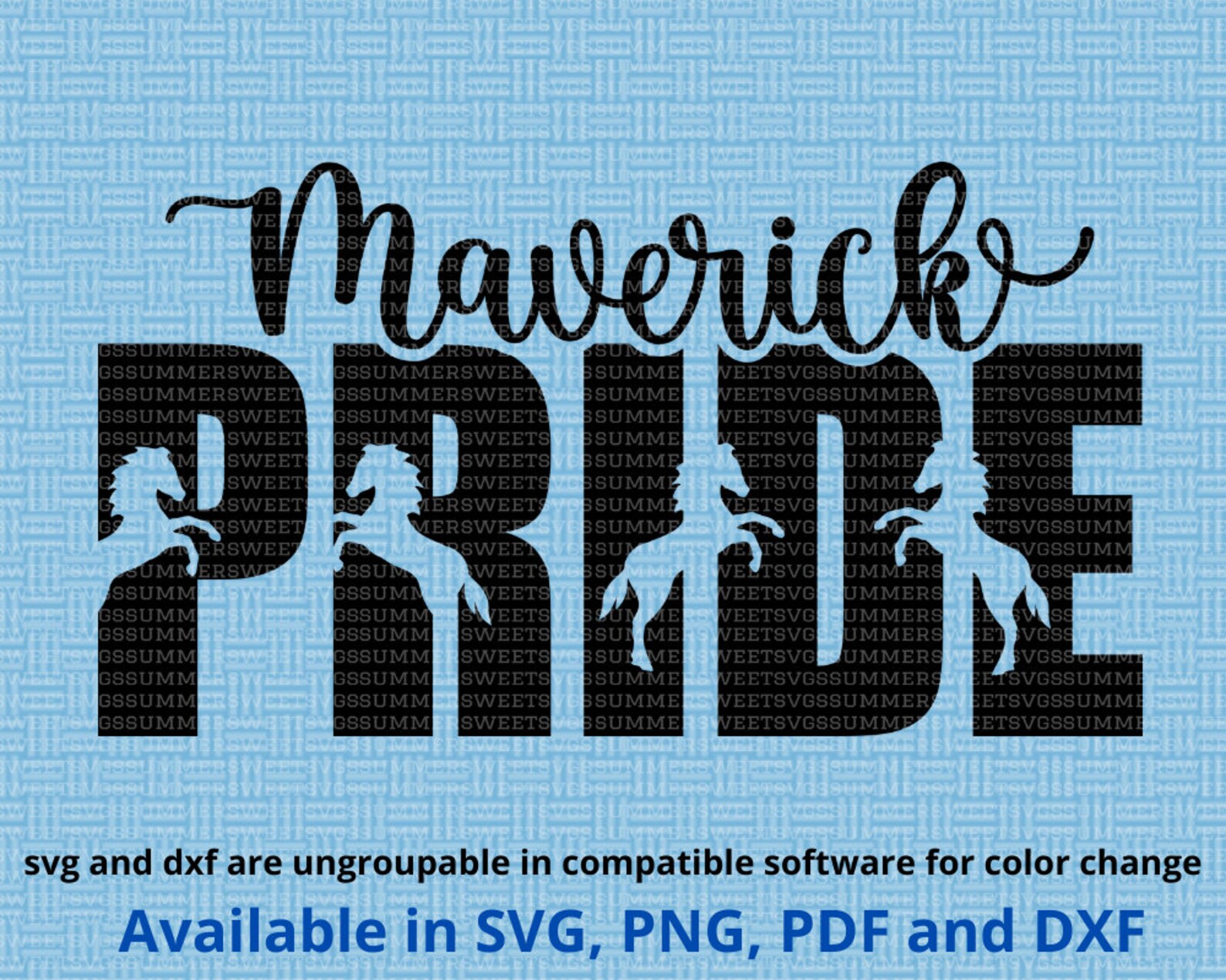 Mavericks Svg School Pride Svg School Spirit Png Dxf - Etsy