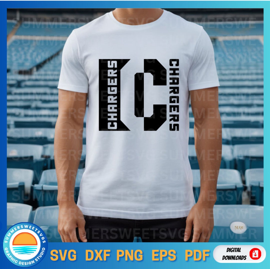 Charger Svg, School Spirit Svg, Boys Shirt Design, School Pride, Svg ...