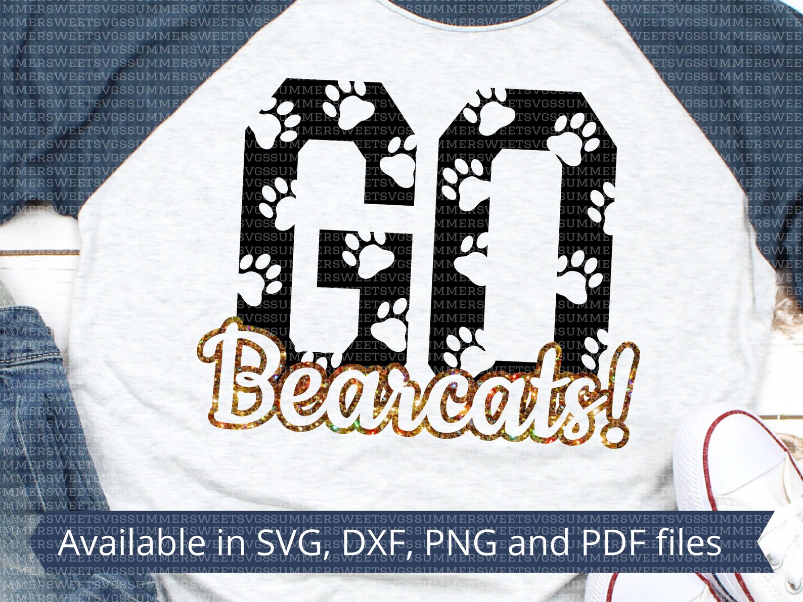 Bearcat Svg School Pride Svg Go Bearcats Svg Cut File Cricut - Etsy